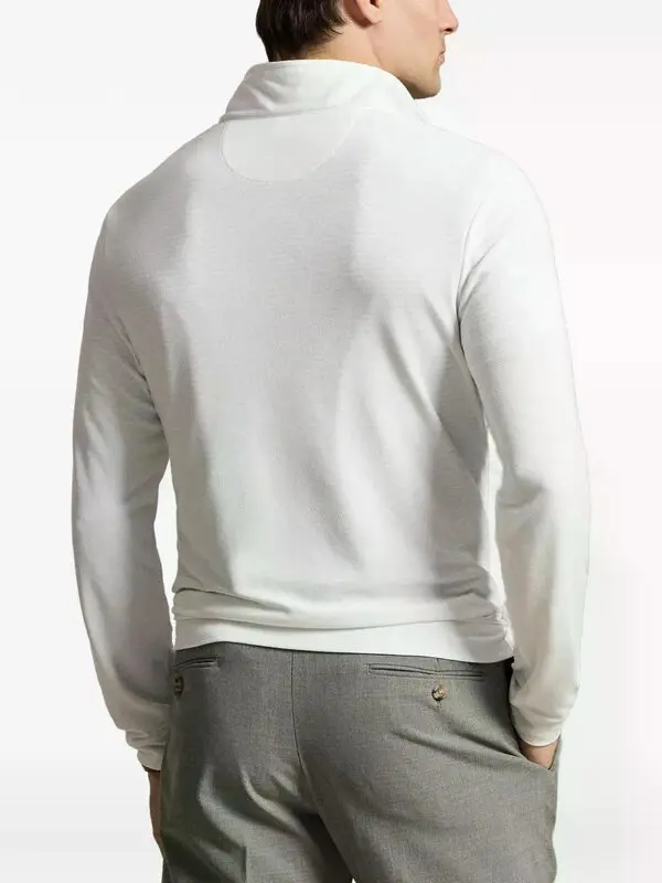 Rlx Ralph Lauren Quarter-zip Logo-embroidered Sweatshirt