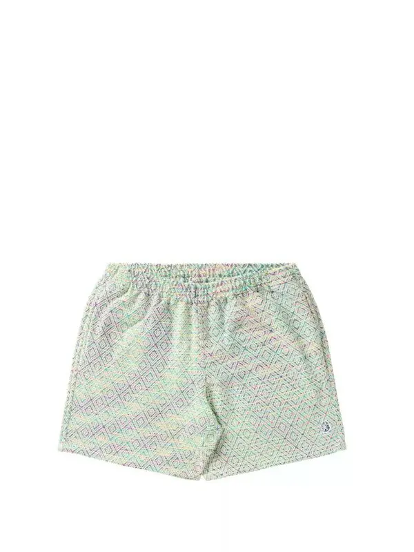 BILLIONAIRE BOYS CLUB Geometric Pattern Shorts - Neutrals