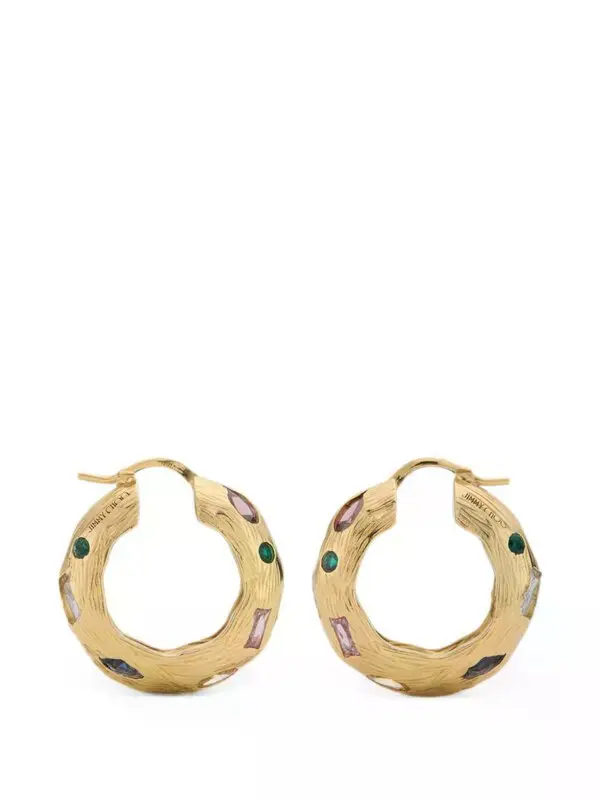 JIMMY CHOO Stones Earrings - Gold
