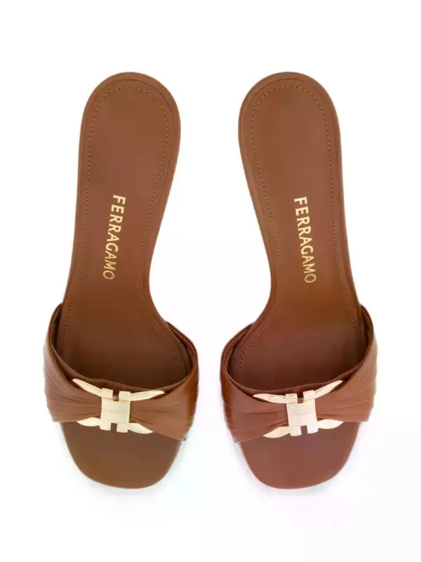 FERRAGAMO Gancini Ornament Mules