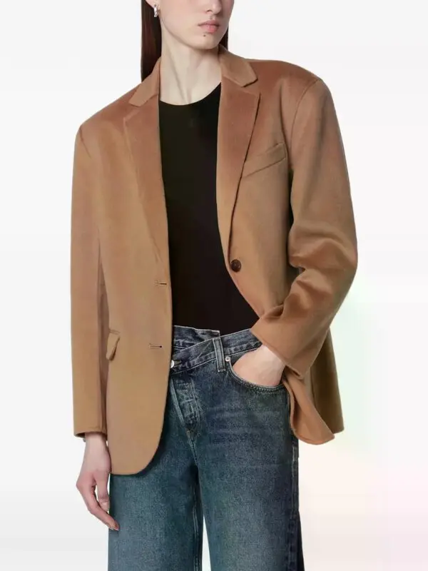 ANINE BING Quinn Double-faced Blazer - Brown
