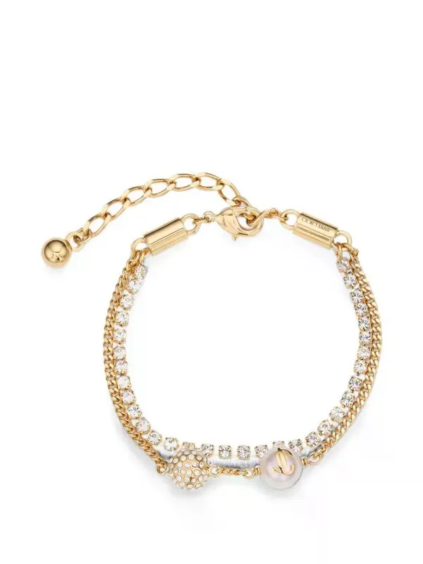 JIMMY CHOO Auri Chain Bracelet - Gold