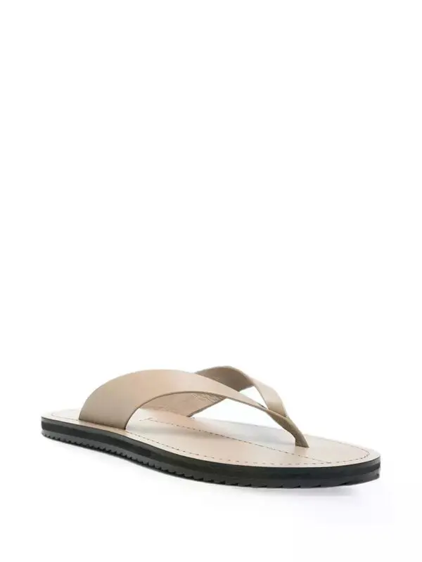 A.emery Flora Leather Thong Sandals