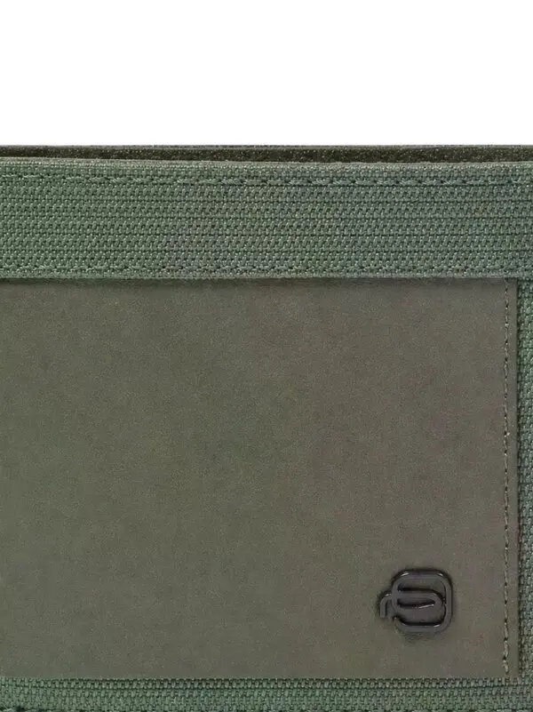 PIQUADRO Logo-plaque Panelled Wallet