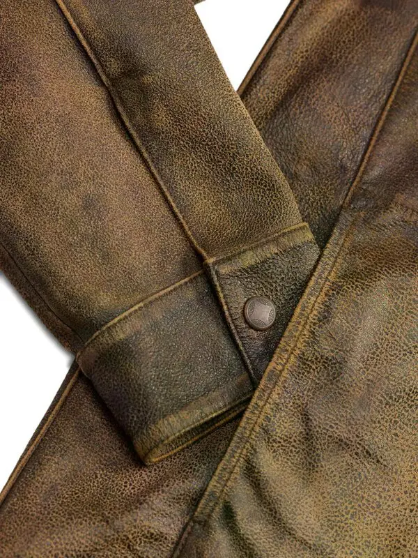 Ralph Lauren Patch-pocket Leather Shirt