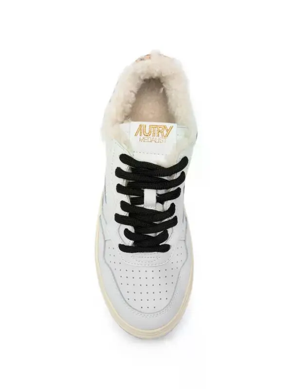 AUTRY Medalist Leopard-print Trim Sneakers