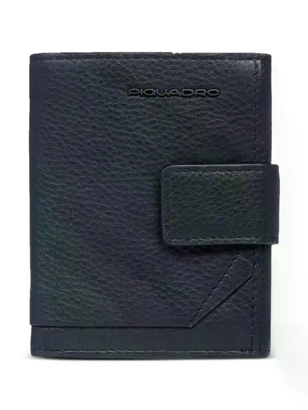 PIQUADRO Grained-leather Bifold Wallet