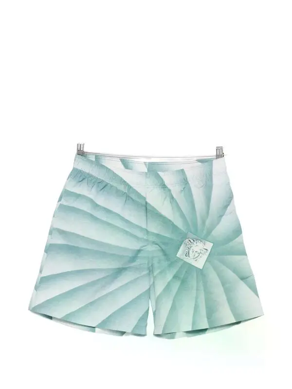 Versace Graphic-print Swim Shorts