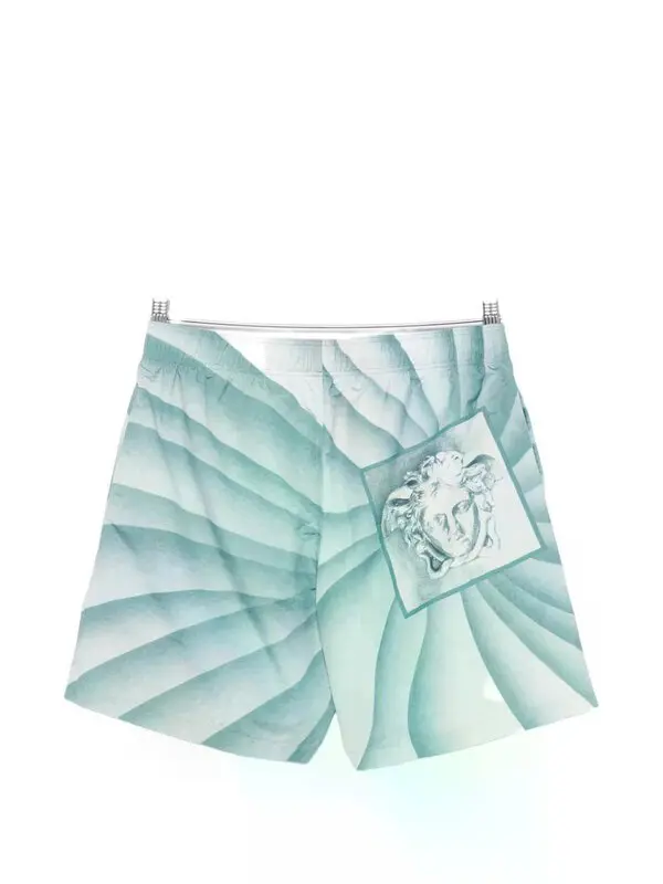 Versace Graphic-print Swim Shorts
