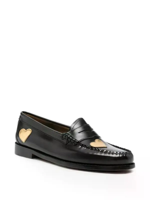 G.H.BASS Weejuns Heart-motif Penny-slot Loafers