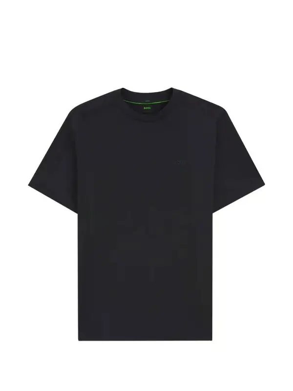 BOSS Jacquard-tape T-shirt - Black