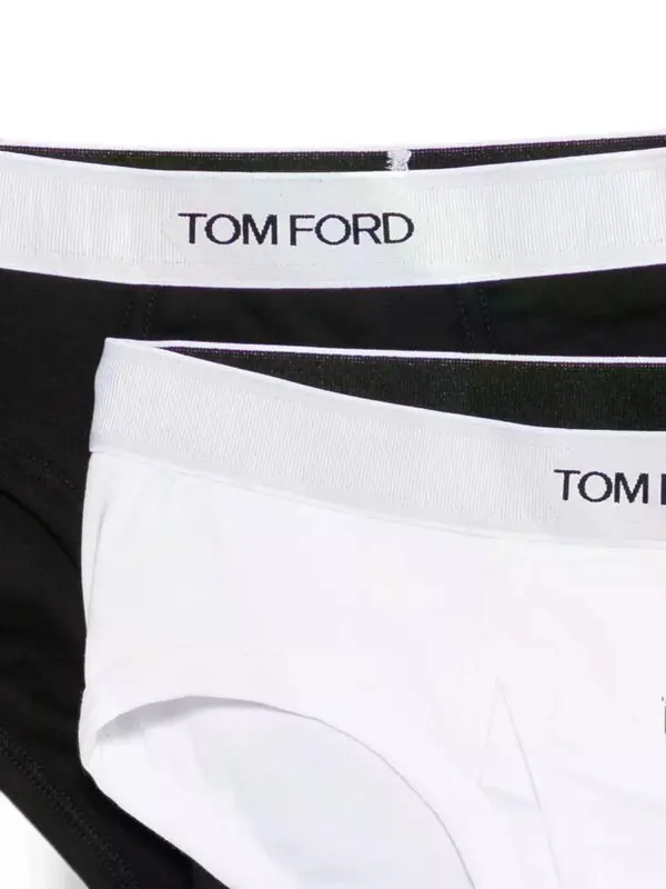 TOM FORD Logo-waistband Briefs Set