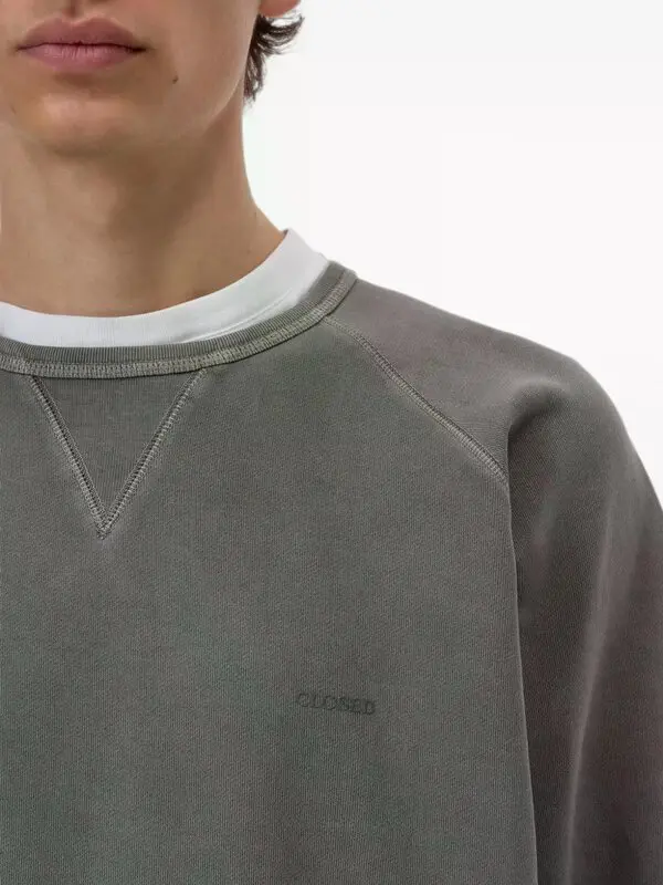 Closed Raglan-sleeve Sweatshirt
