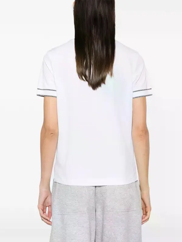 Brunello Cucinelli Logo Patch T-shirt