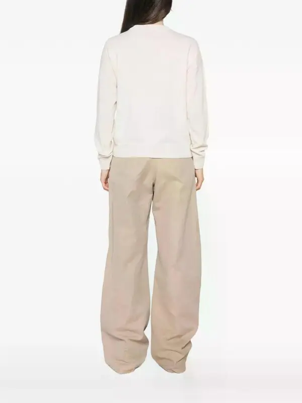Peserico Long-sleeve Chain-trim Sweater
