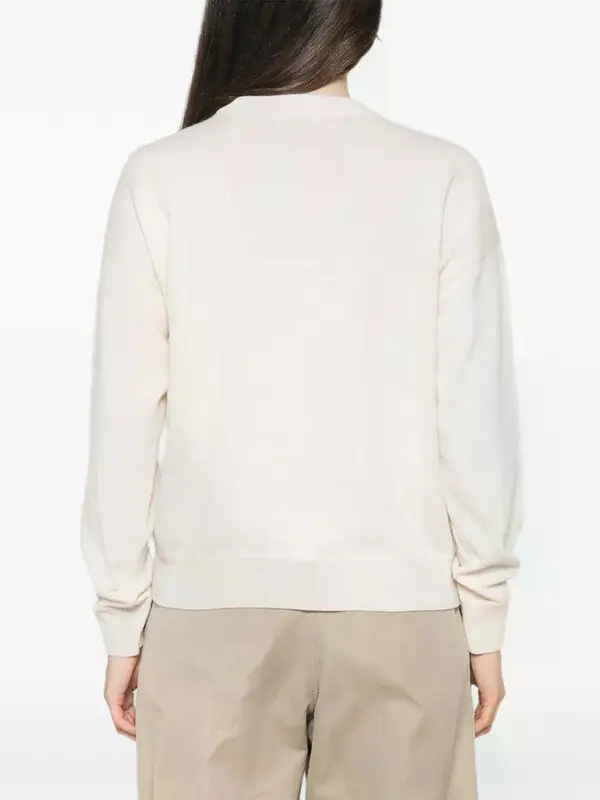 Peserico Long-sleeve Chain-trim Sweater