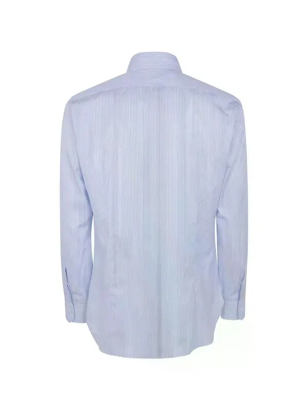 BARBA NAPOLI Striped Cotton Shirt