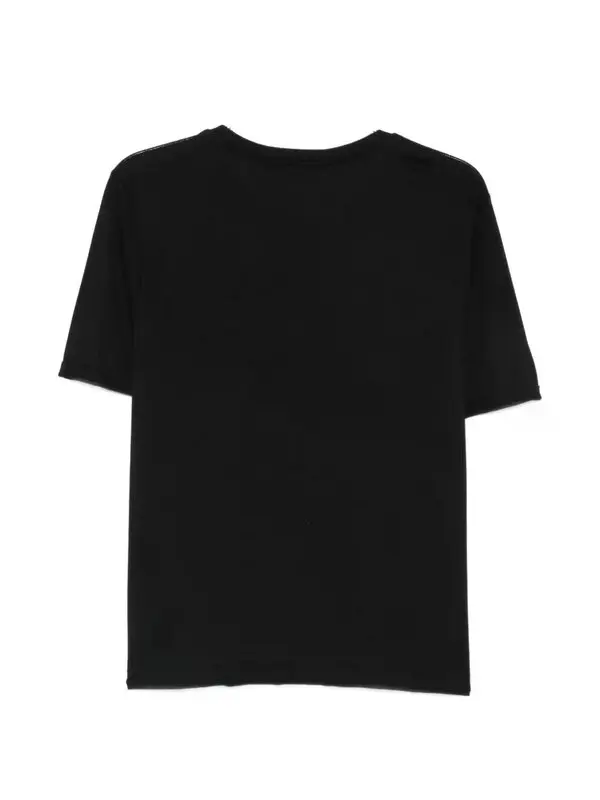 JIJIL Sequin-logo T-shirt