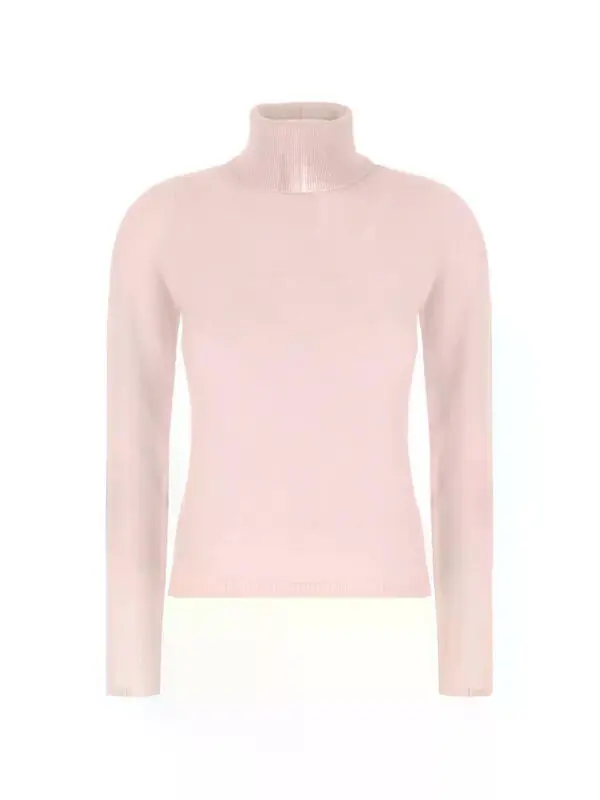 VANISE Roll-neck Cashmere Sweater - Pink