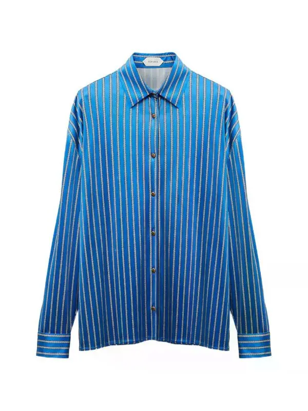 Versace Viscose-jersey Shirt - Blue