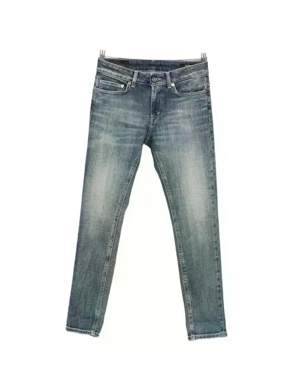 DONDUP Cropped Jeans With Faded Effect And Turn-up Hems