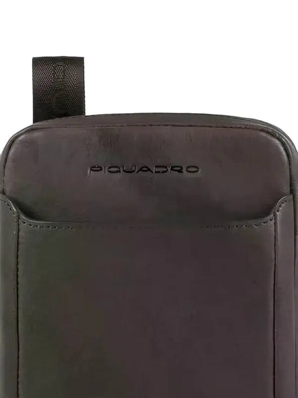 PIQUADRO Logo-plaque Leather Backpack