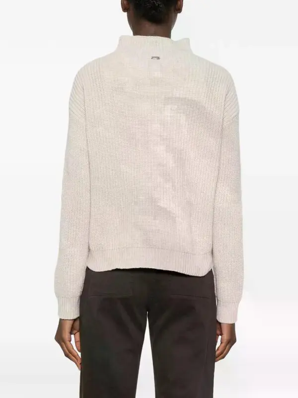 Herno Ribbed-knit High-neck Sweater