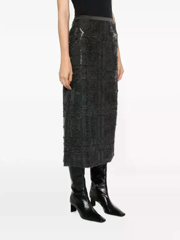 Peserico Sequin-embellished Midi Skirt