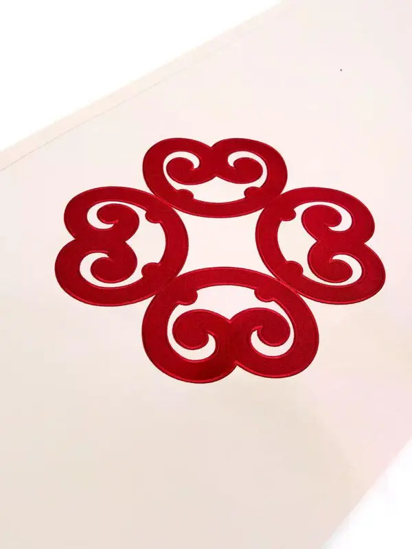 DYVOSHYV Royal Banquet Embroidered Table Linen Set
