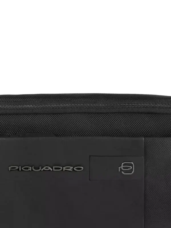 PIQUADRO Bum Logo-plaque Belt Bag - Black