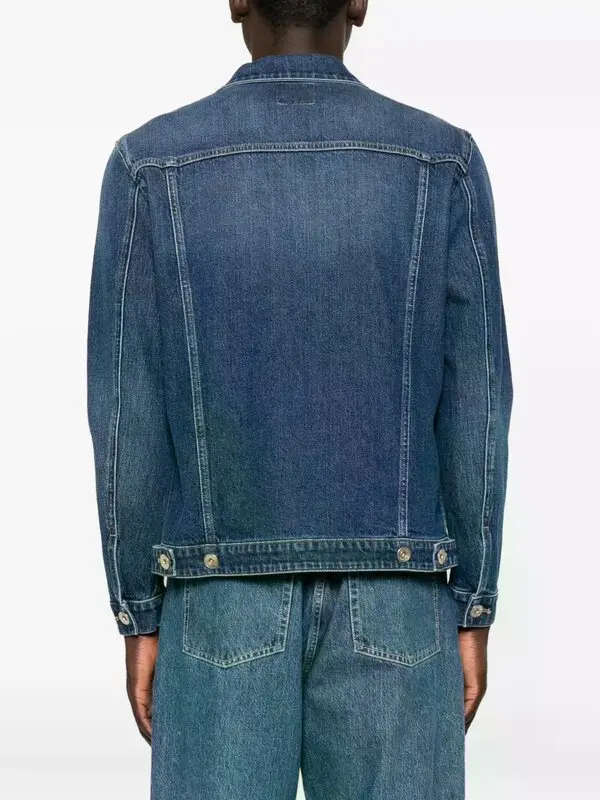 Eleventy Button-fastening Denim Jacket