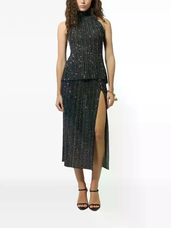 Missoni Embellished Halterneck Top - Blue