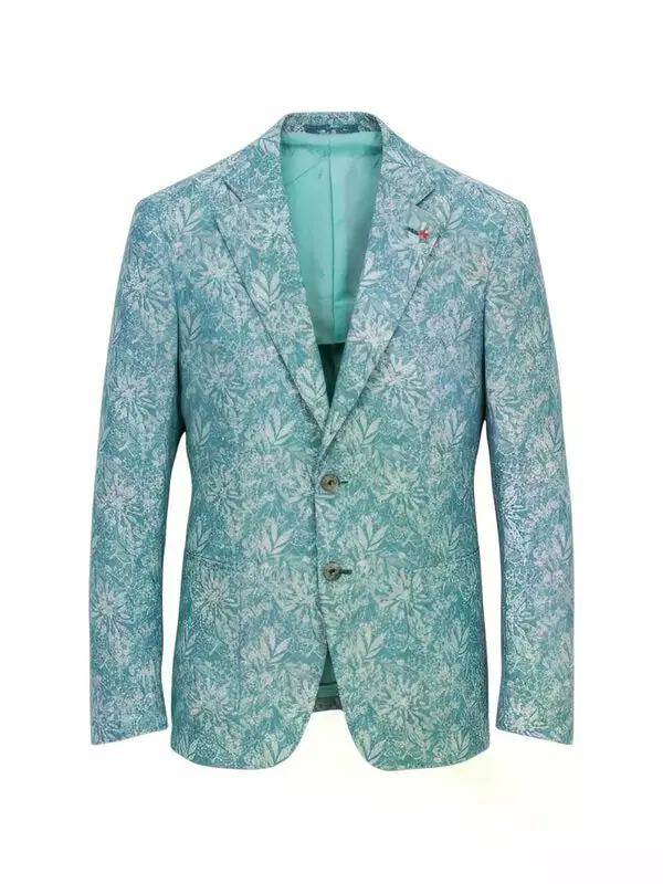 Isaia Floral-print Blazer