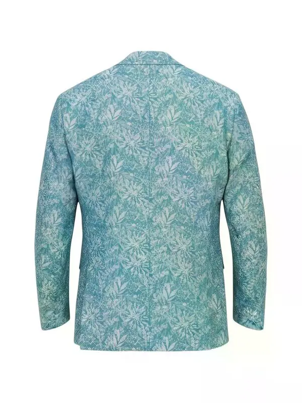 Isaia Floral-print Blazer