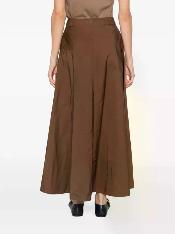 Max Mara Belt-loops Flared Maxi Skirt