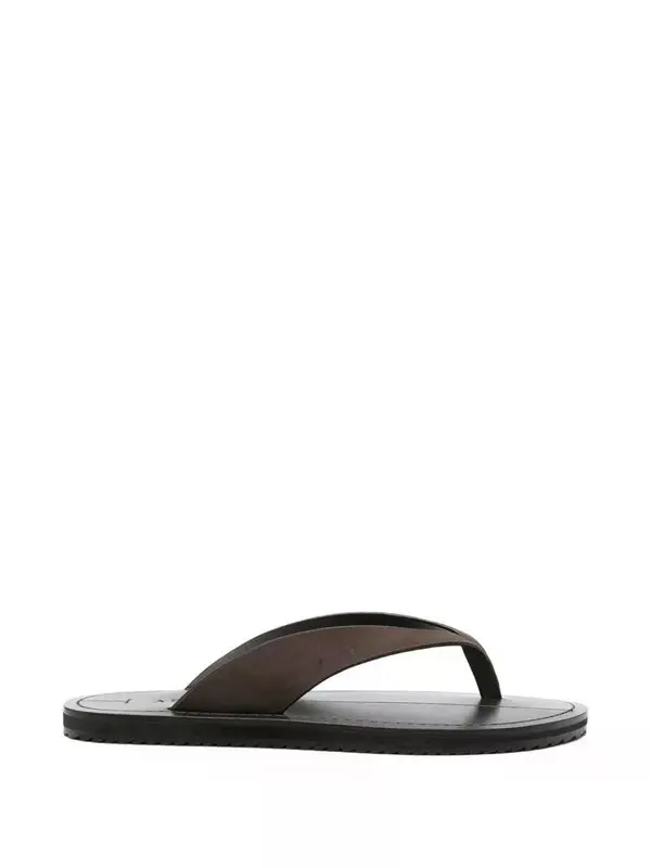 A.emery Flora Flat Sandals - Brown