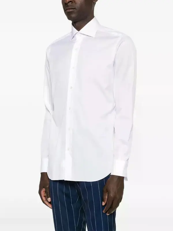 BARBA NAPOLI Long-sleeve Button-up Shirt