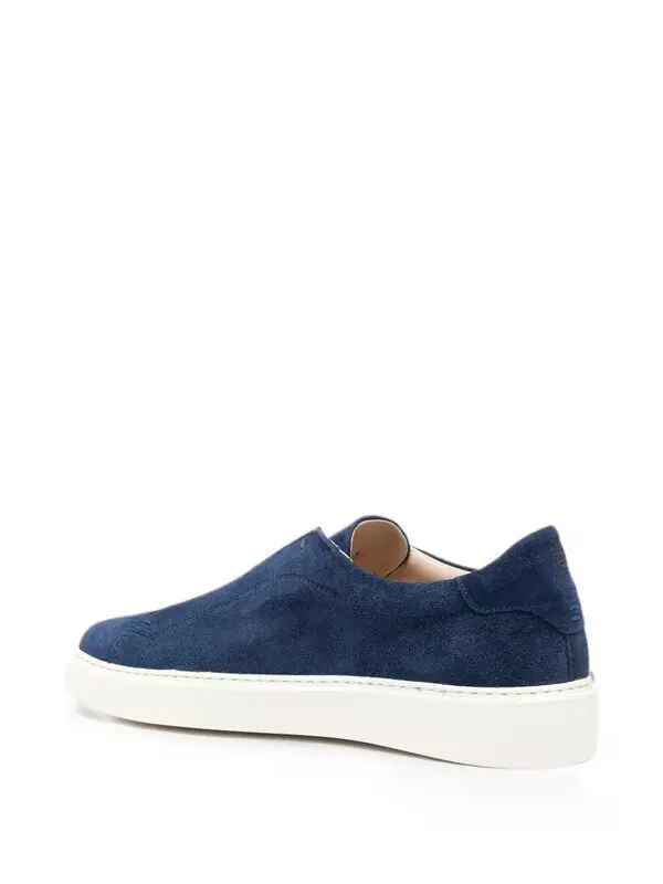 Eleventy Suede Slip-on Sneakers