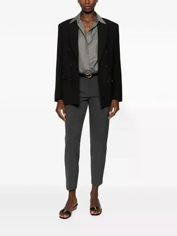 Peserico Belt-loop Cropped Trousers