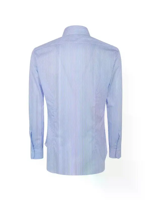 BARBA NAPOLI Striped Cotton Shirt