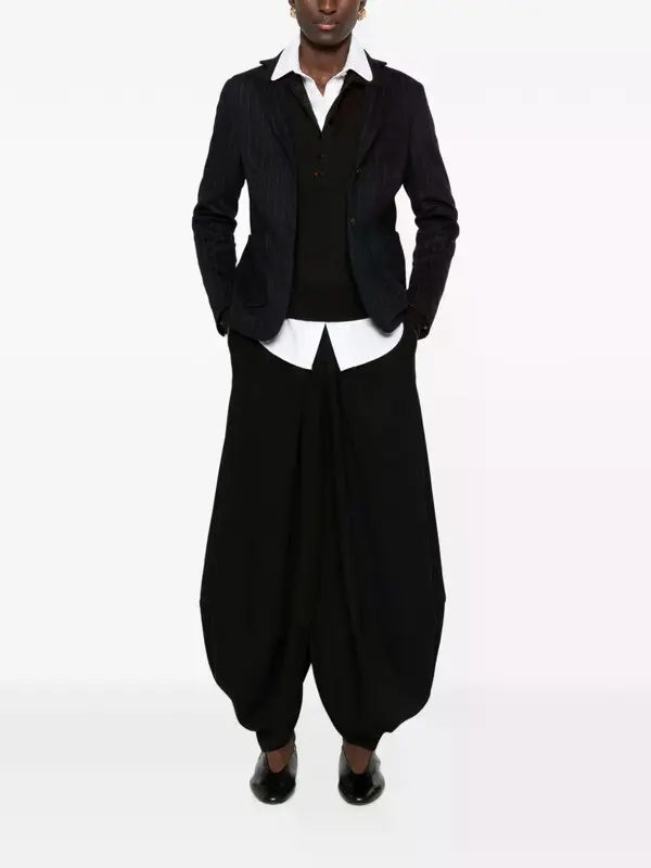 19.61 MILANO Pinstripe-pattern Notched-lapels Blazer