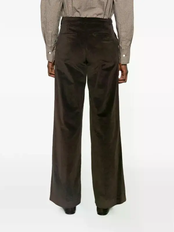 19.61 MILANO Velvet Wide-leg Trousers