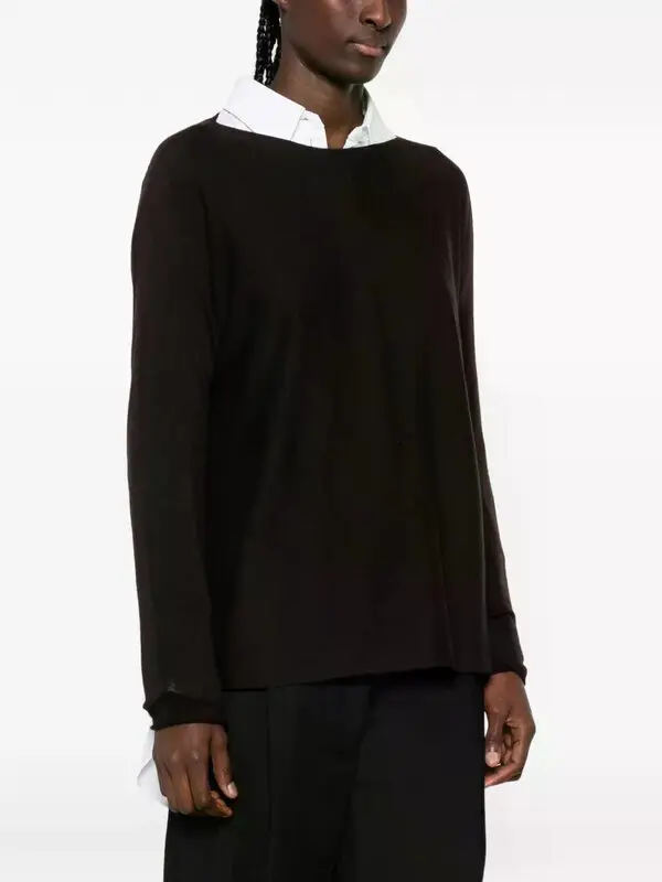 19.61 MILANO Long-sleeve Sweater - Brown