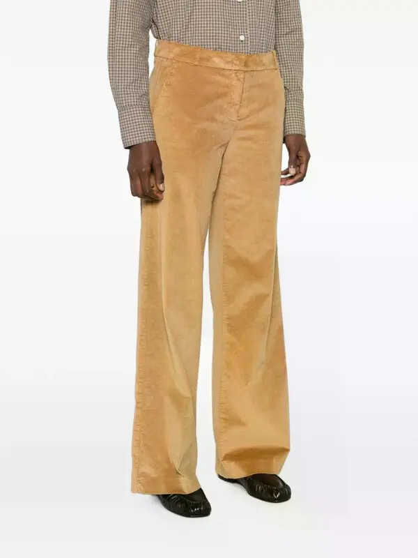 19.61 MILANO Velvet Wide-leg Trousers