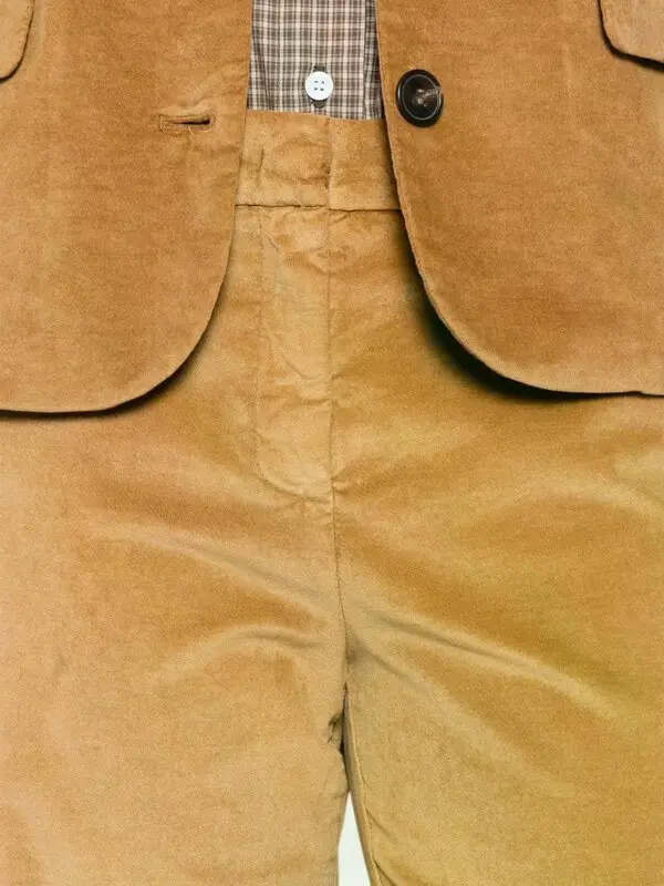 19.61 MILANO Velvet Wide-leg Trousers
