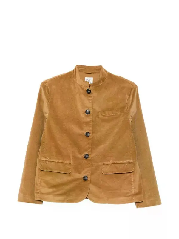 19.61 MILANO Velvet Band-collar Jacket