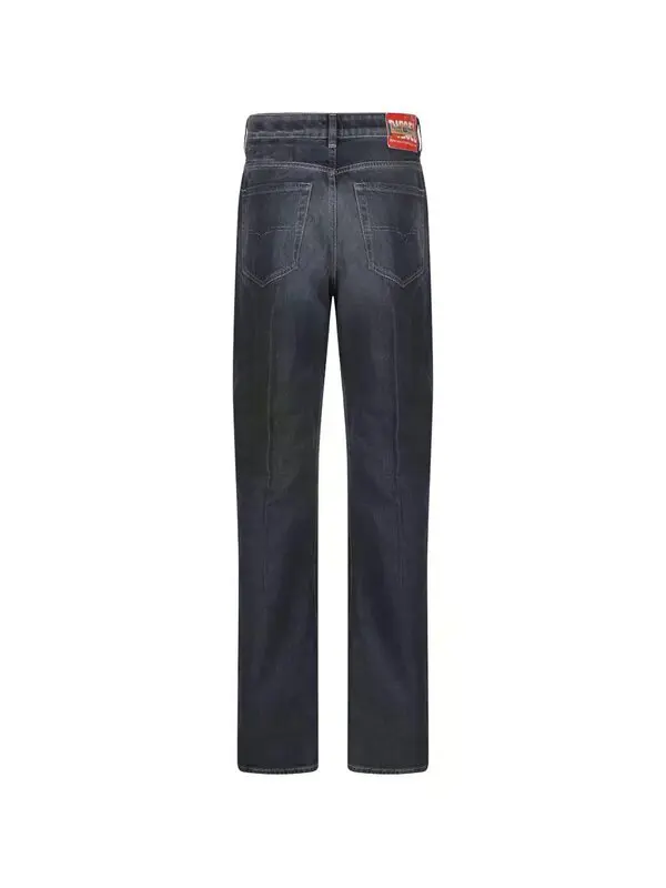 DIESEL® High Waist Straight Leg Jeans