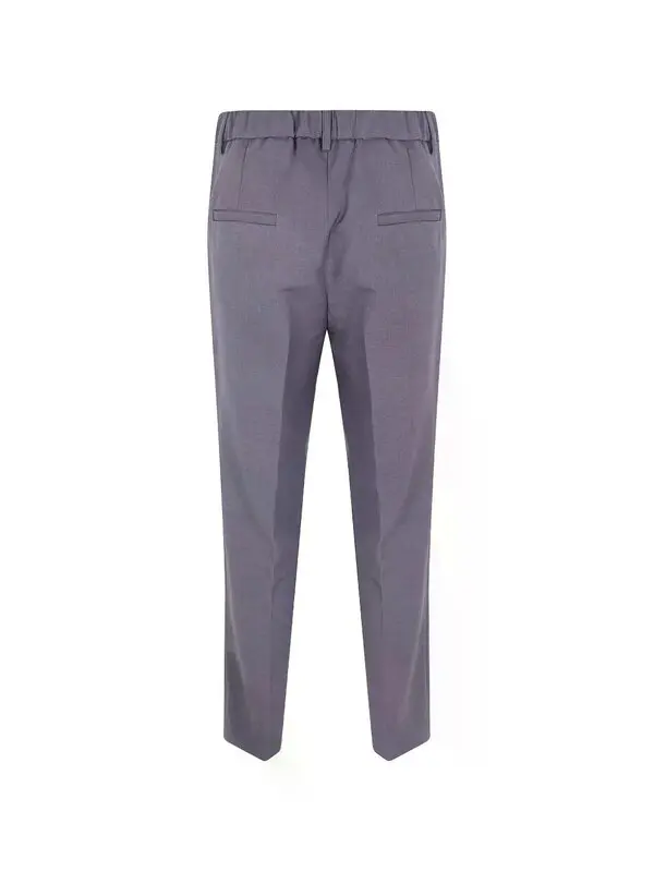 DRHOPE Pressed-crease Wide-leg Trousers