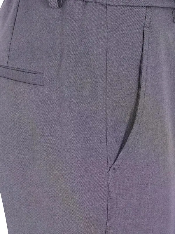 DRHOPE Pressed-crease Wide-leg Trousers