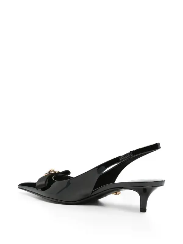 Versace Medusa Bow Slingback Shoes